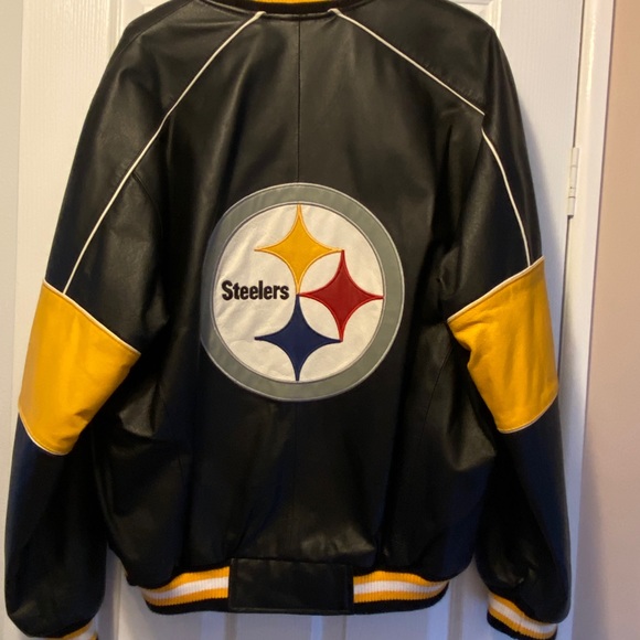 NFL | Jackets & Coats | Pittsburgh Steelers Nfl Leather Jacket | Poshmark